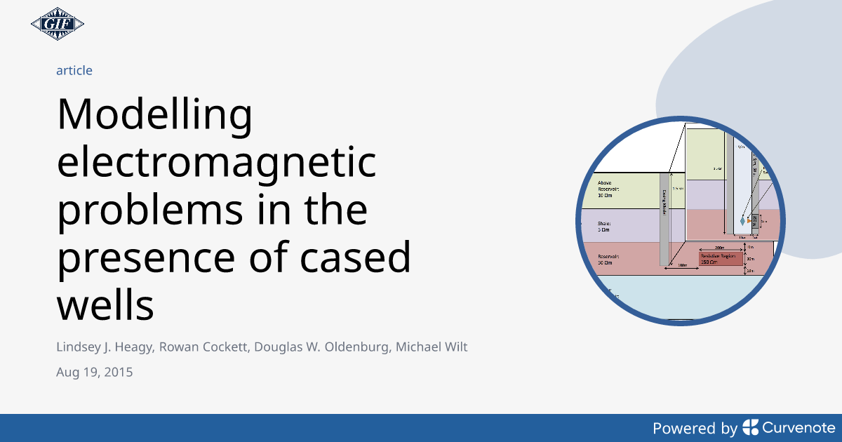 Modelling electromagnetic problems in the presence of cased wells ...